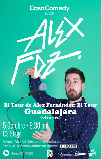 Boletos | ALEX FERNANDEZ STANDUP | TicketNow