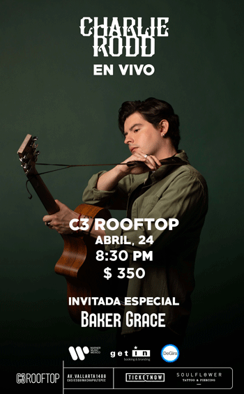 Boletos | CHARLIE RODD EN VIVO | TicketNow