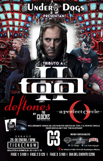 Boletos | TRIBUTO A TOOL II, PERFECT CIRCLE Y DEFTONES | TicketNow